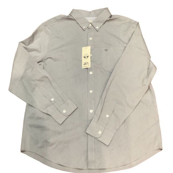 Dockers | Shirts | Nwt Dockers Signature Comfort Flex Button Frontshirt ...